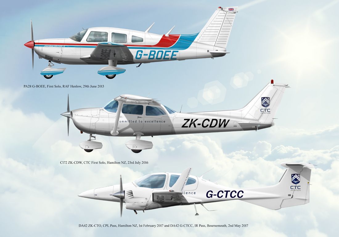 Cessna 172 vs Diamond DA40， Piper PA28详细比较，哪种飞机更好飞？ - A Fly and Travel Blog