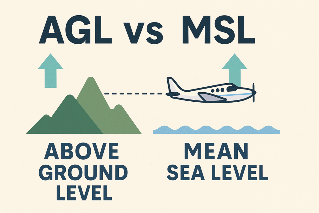 Private Pilot进阶—飞行高度AGL vs MSL的终极指南（含空域图解与使用场景） - A Fly and Travel Blog