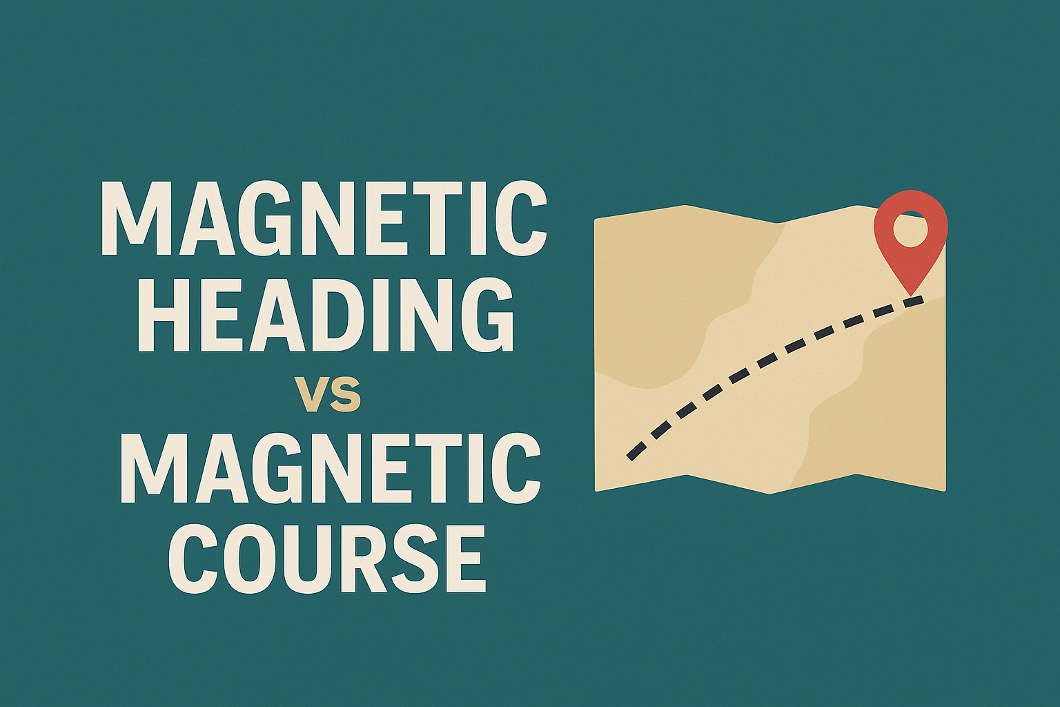Magnetic Heading vs. Magnetic Course：飞行中方向的全解析（附磁北与真北运用详解） - A Fly and ...