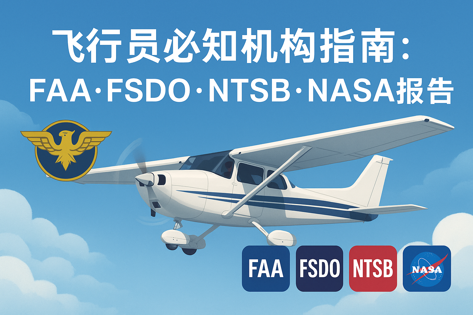 Private Pilot飞行员必知的美国航空机构与报告：FAA、FSDO、NTSB、NASA Report 等全解析 - A Fly and ...